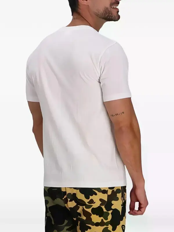 A BATHING APE Camo Logo T-shirt - White