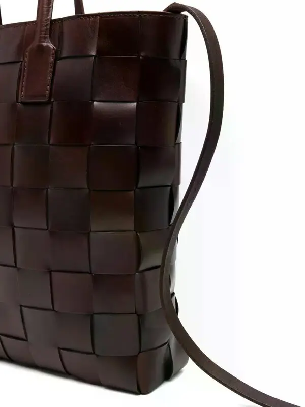 Dragon Diffusion Pino Woven-design Tote Bag - Brown