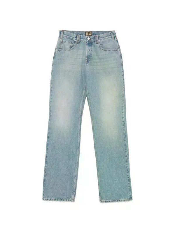 Aries Tyrone Distressed Low-rise Jeans