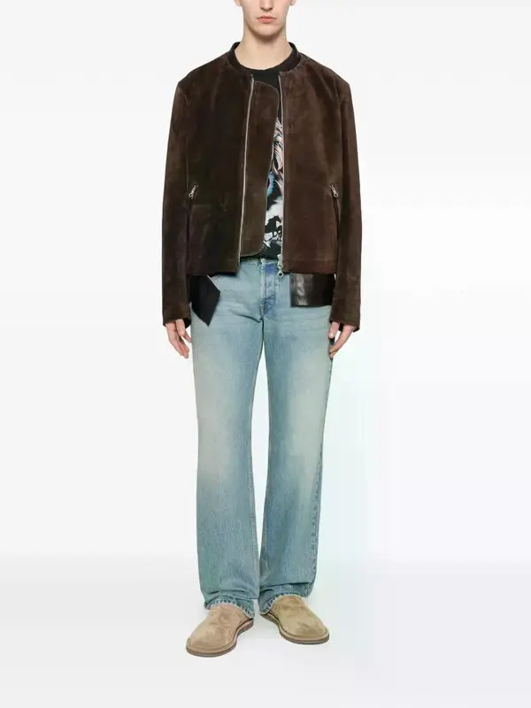 Aries Tyrone Distressed Low-rise Jeans