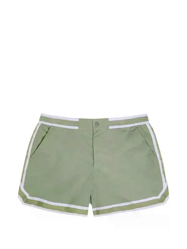 CHE Baller Striped Swim Shorts - Green