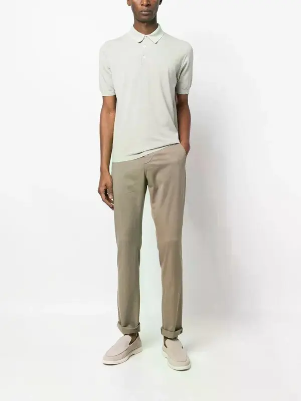 DONDUP Mid-rise Cropped Chinos - Neutrals
