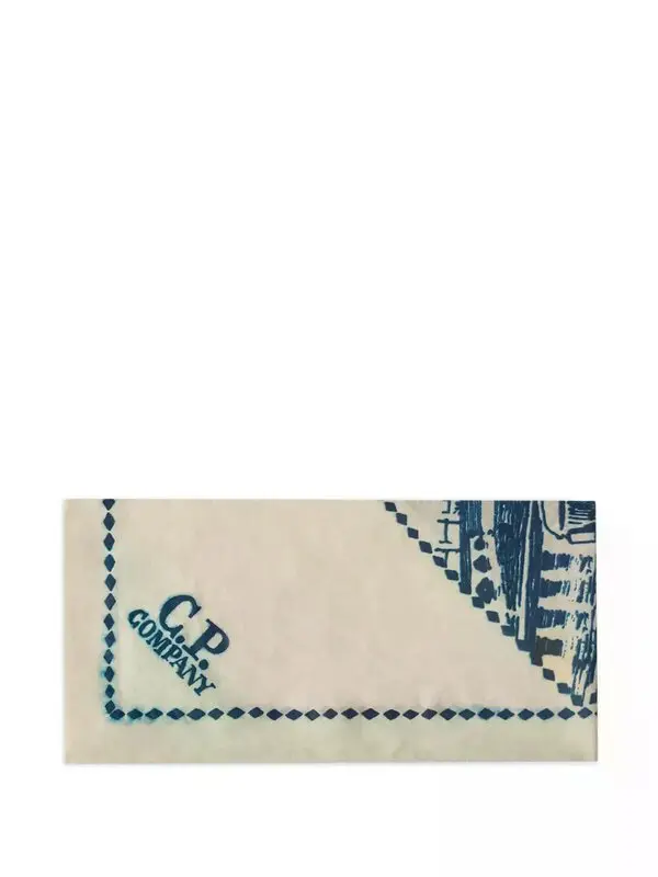 C.P. COMPANY Printed Scarf