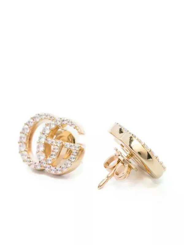 Gucci Gg Marmont Crystal Earrings
