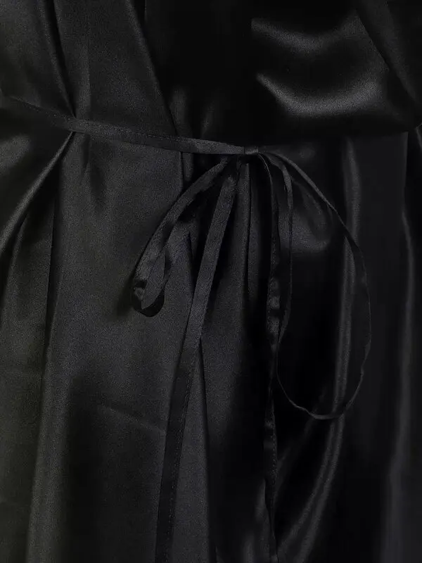 Wardrobe.NYC Draped Tie-waist Top