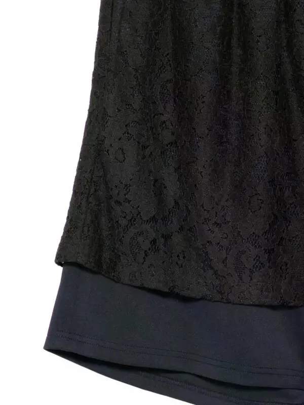 PUSHBUTTON Lace-embellished Shorts