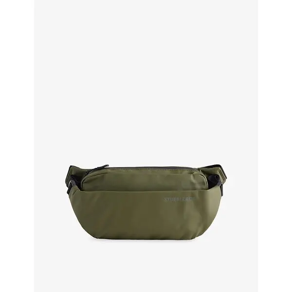 STUBBLE & CO Woven Bum Bag - Urban Green