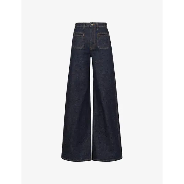 Khaite Delmonico Wide-leg Denim Jeans