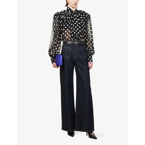 Khaite Delmonico Wide-leg Denim Jeans