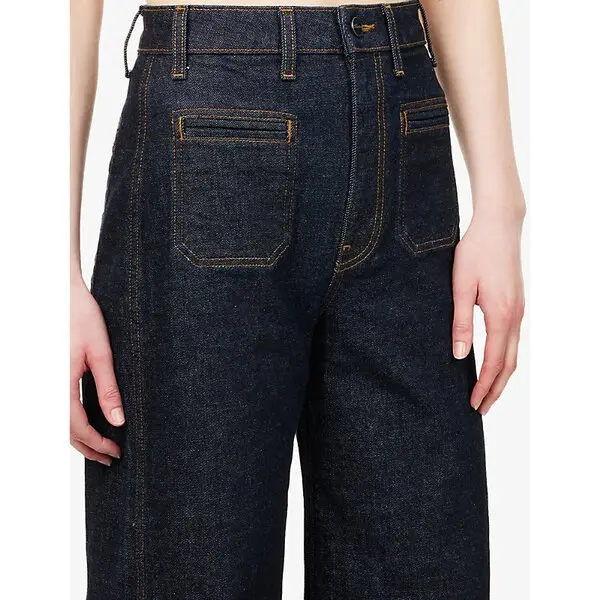 Khaite Delmonico Wide-leg Denim Jeans