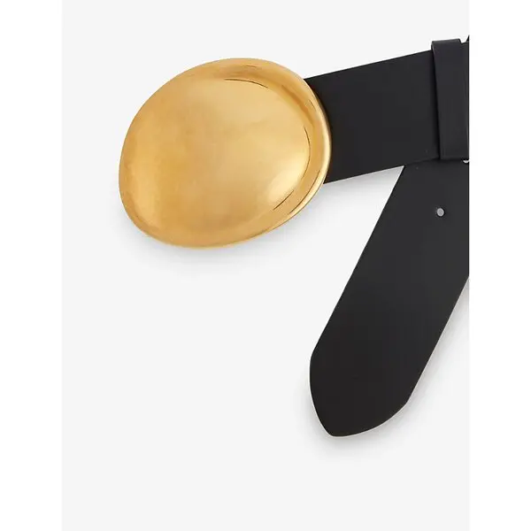 Khaite Keeffe Belt - Black