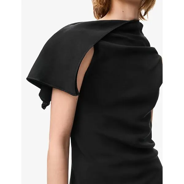 Loewe Asymmetric Draped Jersey Top