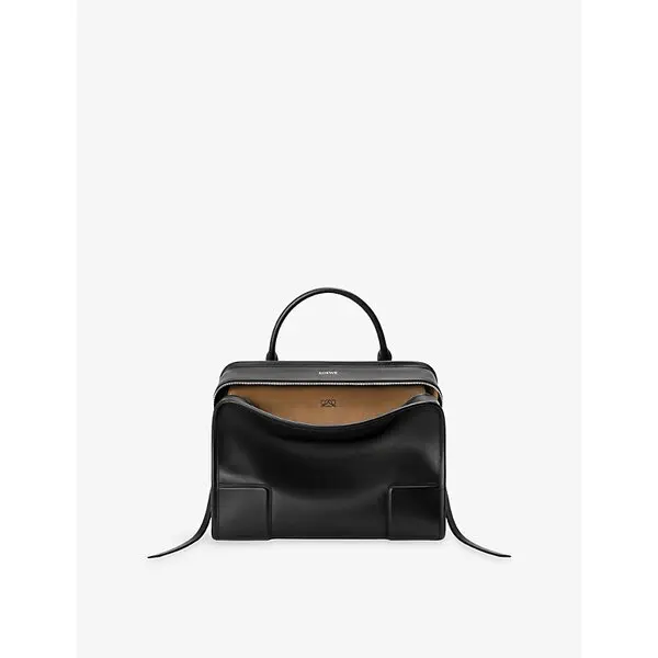 Loewe Amazona 180 Large Leather Bag - Black