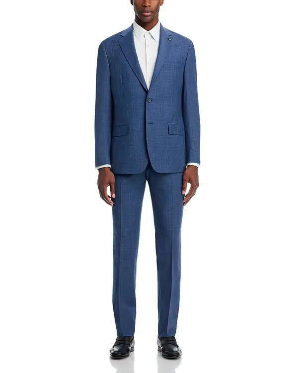 Hart Schaffner Marx Classic Fit Micro Tonal Suit - Blue