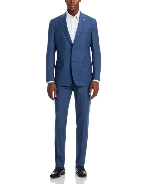 Hart Schaffner Marx Classic Fit Micro Tonal Suit - Blue