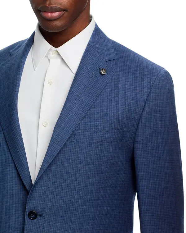Hart Schaffner Marx Classic Fit Micro Tonal Suit - Blue