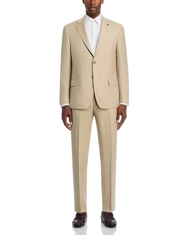 Hart Schaffner Marx Classic Fit Sharkskin Suit - Tan