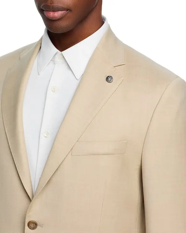 Hart Schaffner Marx Classic Fit Sharkskin Suit - Tan