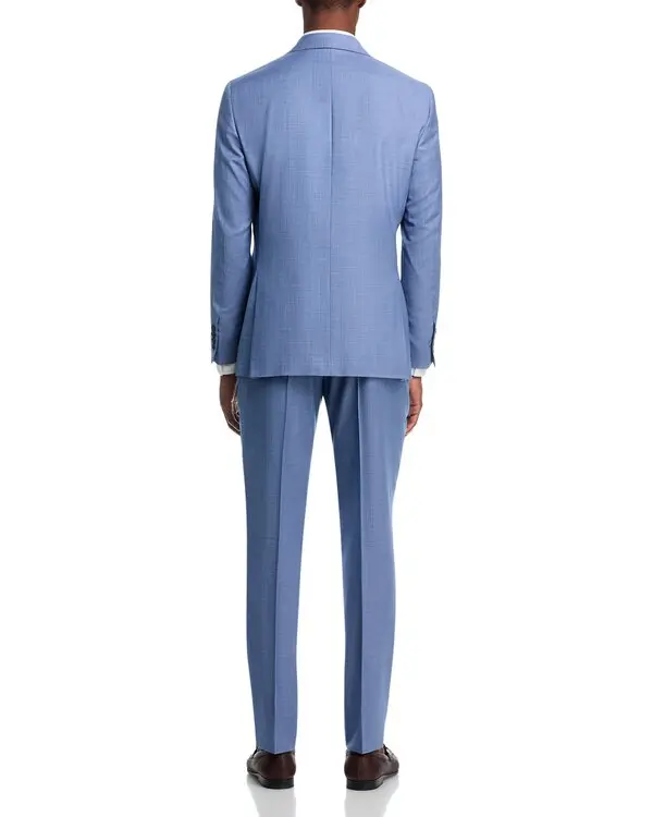 Hart Schaffner Marx Classic Fit Sharkskin Suit - Light Blue