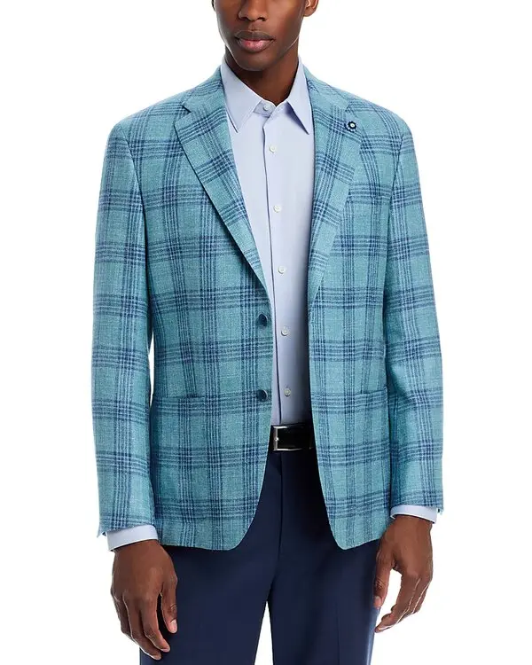 Hart Schaffner Marx Classic Fit Plaid Sport Coat