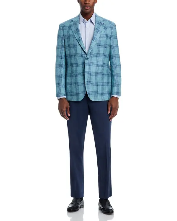 Hart Schaffner Marx Classic Fit Plaid Sport Coat