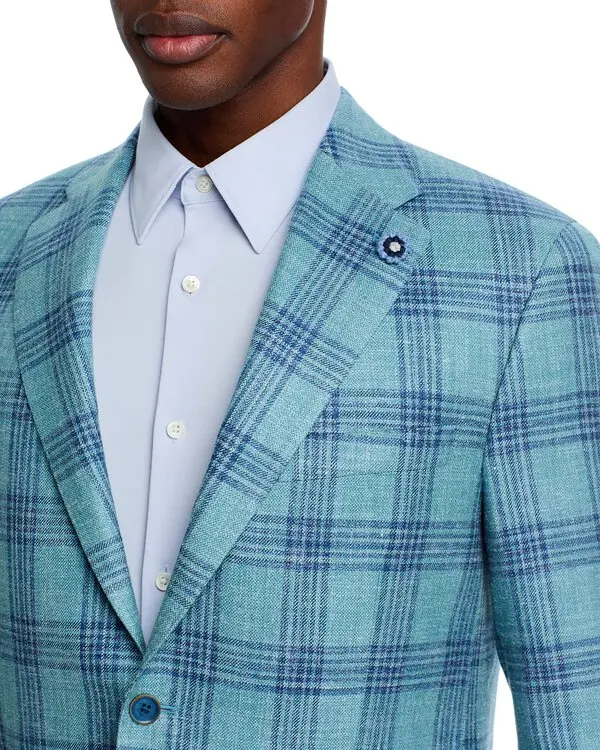 Hart Schaffner Marx Classic Fit Plaid Sport Coat