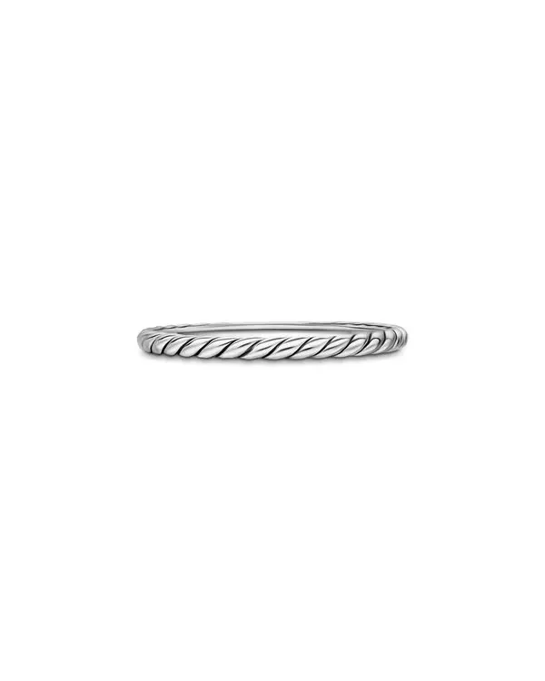 David Yurman Cable Band Ring - Silver