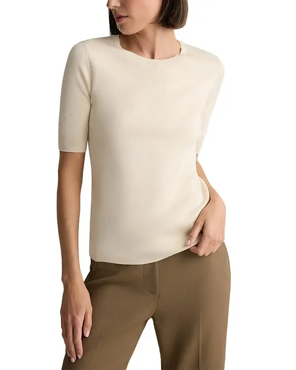 St. John Knit Top - Ecru