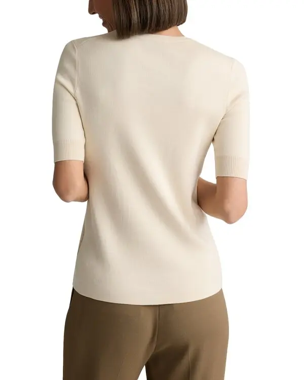St. John Knit Top - Ecru