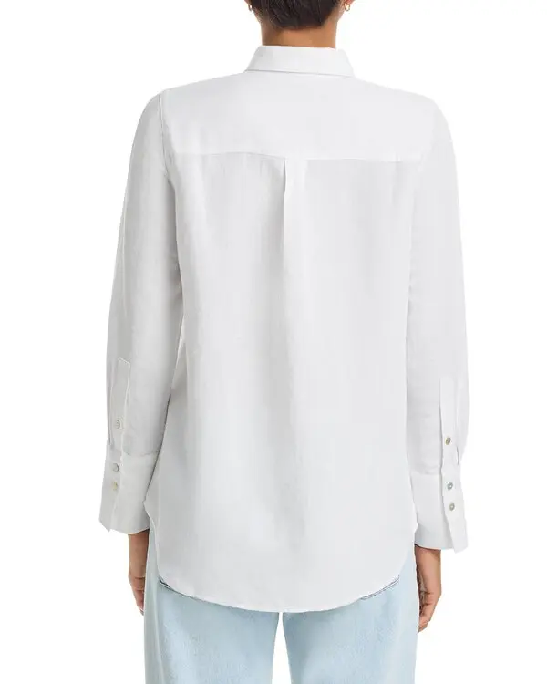 Rails Knox Linen Blend Button Front Shirt