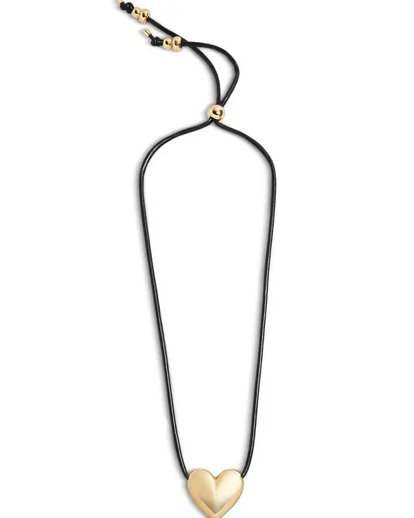 Baublebar Millie Bubble Heart Paracord Pendant Necklace - Gold