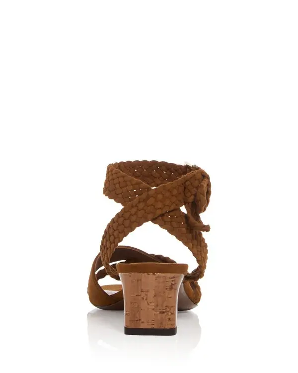 JIMMY CHOO Rori 45 Leather Sandals - Tan