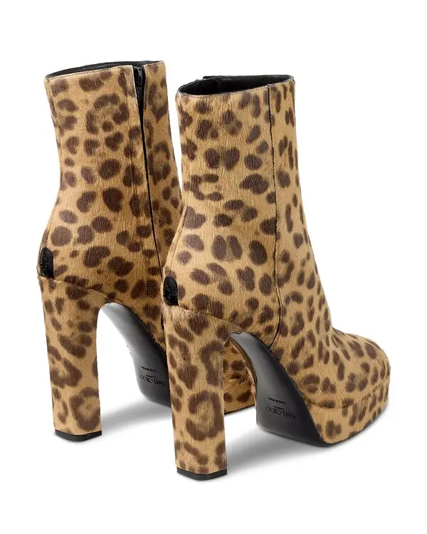 JIMMY CHOO Marene Ab 120 Calf Hair Ankle Boots - Natural