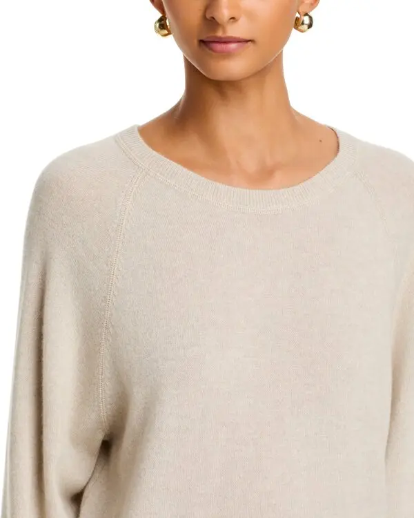LISA YANG Cambrie Cashmere Sweater - Oyster
