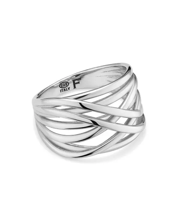 ORADINA Sterling Lattice Ring