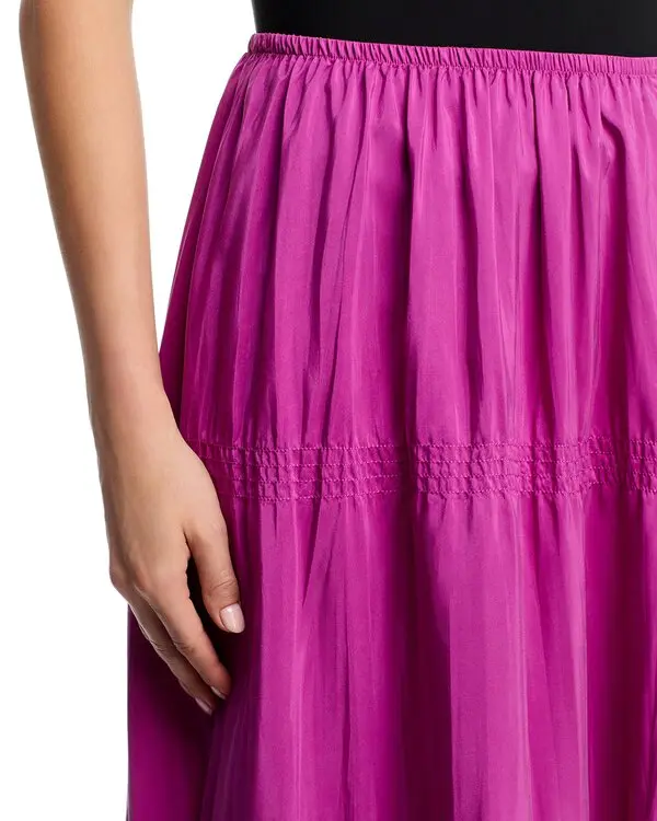 Eileen Fisher Silk Tiered Skirt