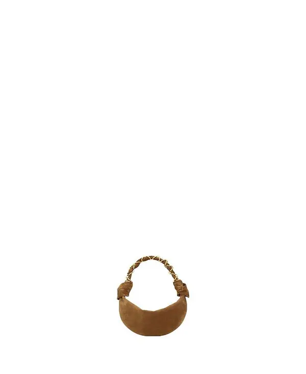Saint Laurent Amalia Mini Hobo Bag - Caramel Cognac