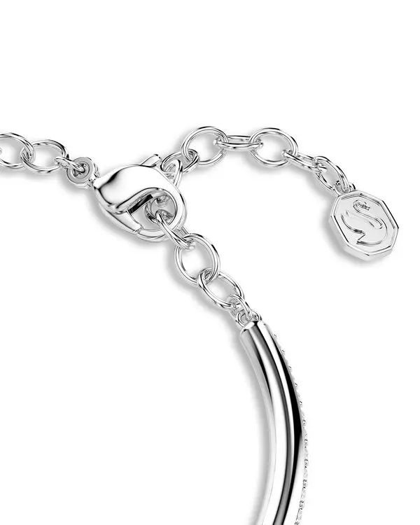SWAROVSKI Dextera Crystal Circle Bangle Bracelet - Silver