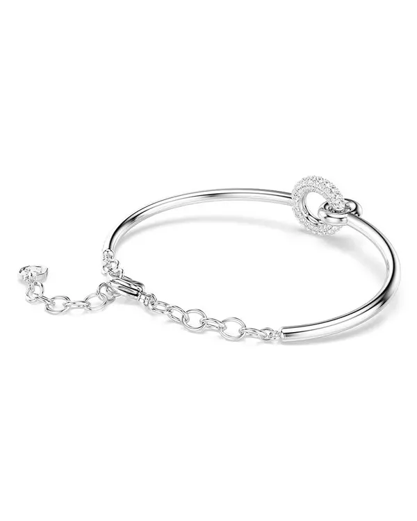 SWAROVSKI Dextera Crystal Circle Bangle Bracelet - Silver