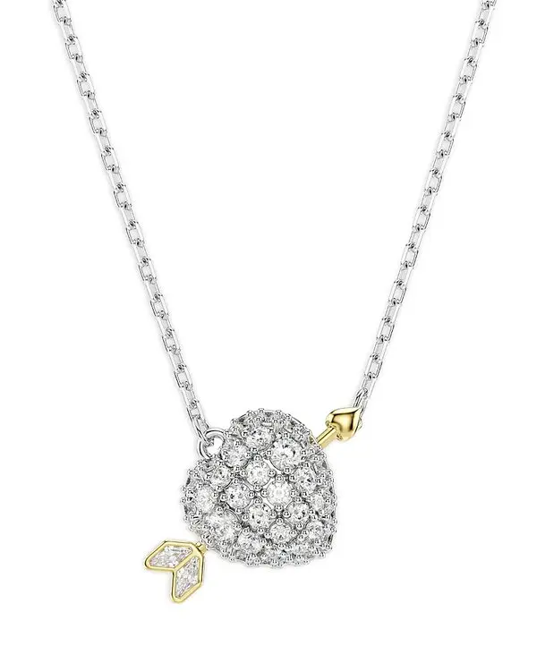 SWAROVSKI Idyllia Heart Arrow Pendant Necklace - Gold/silver