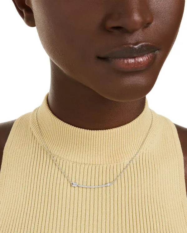 SWAROVSKI Idyllia Arrow Collar Necklace - Silver