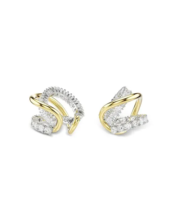 SWAROVSKI Hyperbola Cubic Zirconia Ear Cuffs - Gold
