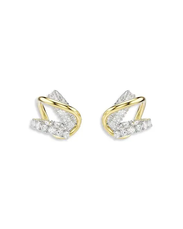 SWAROVSKI Hyperbola Cubic Zirconia Ear Cuffs - Gold