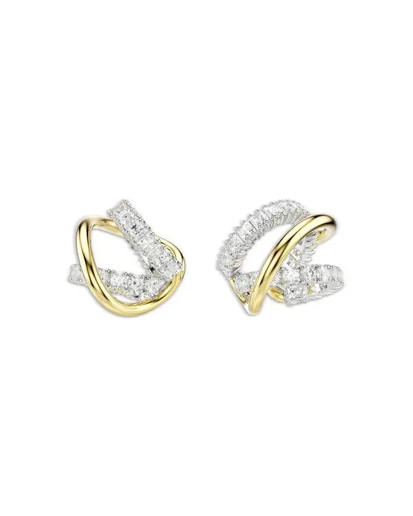 SWAROVSKI Hyperbola Cubic Zirconia Ear Cuffs - Gold