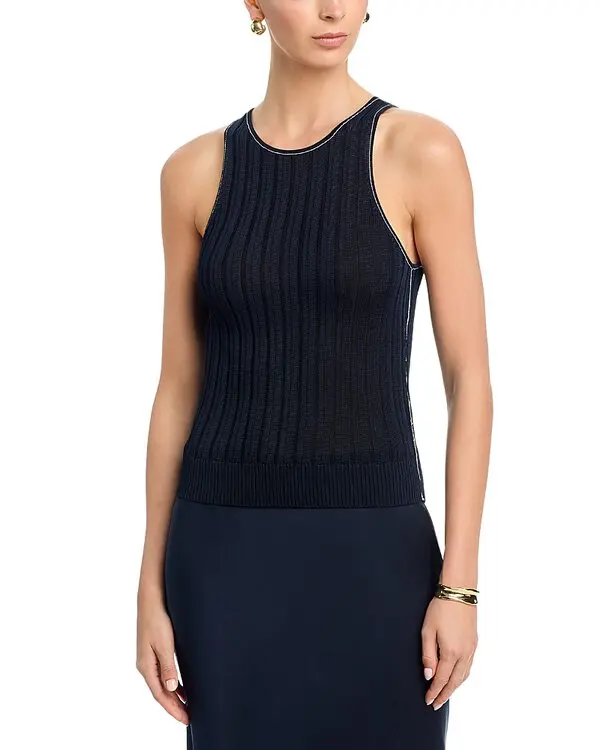 TOCCIN Juniper Racer Tank - Navy/optic