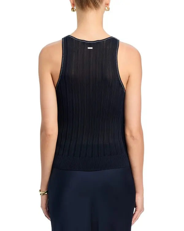 TOCCIN Juniper Racer Tank - Navy/optic