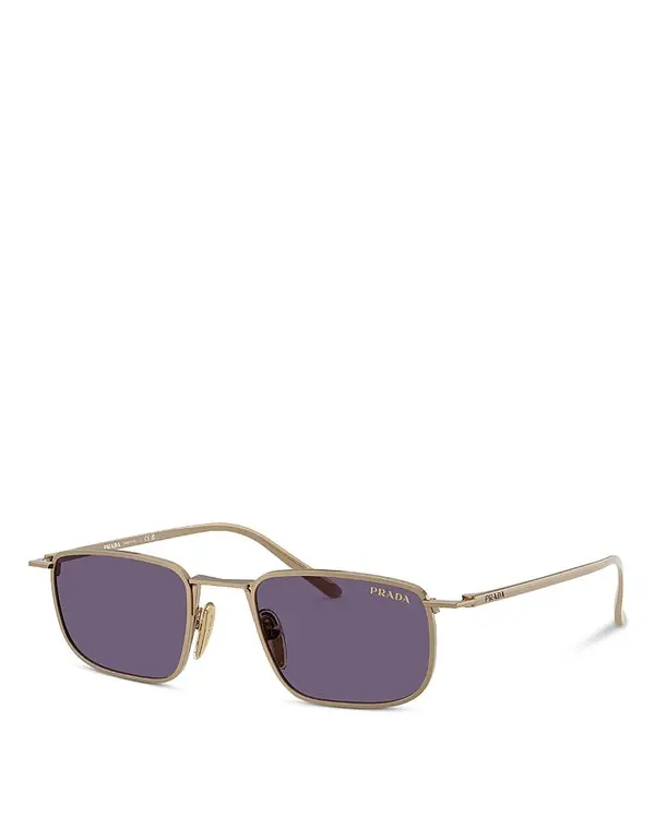 Prada 49mm Pillow Sunglasses - Brass