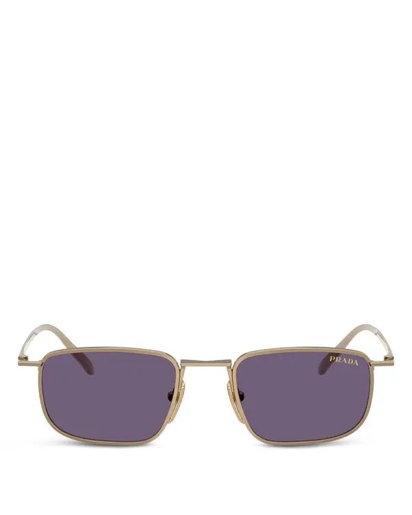 Prada 49mm Pillow Sunglasses - Brass