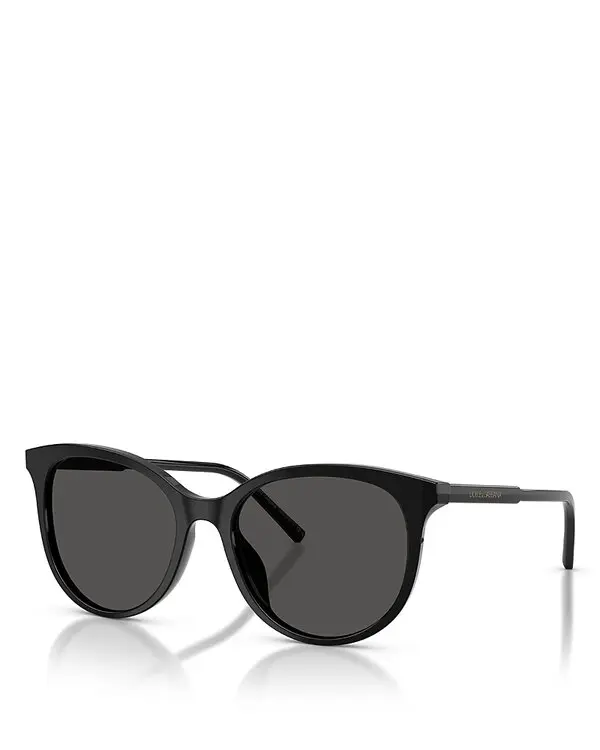 Dolce & Gabbana Round Sunglasses, 55mm - Black