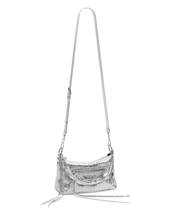 Balenciaga Le City Moto Mini Bag - Silver